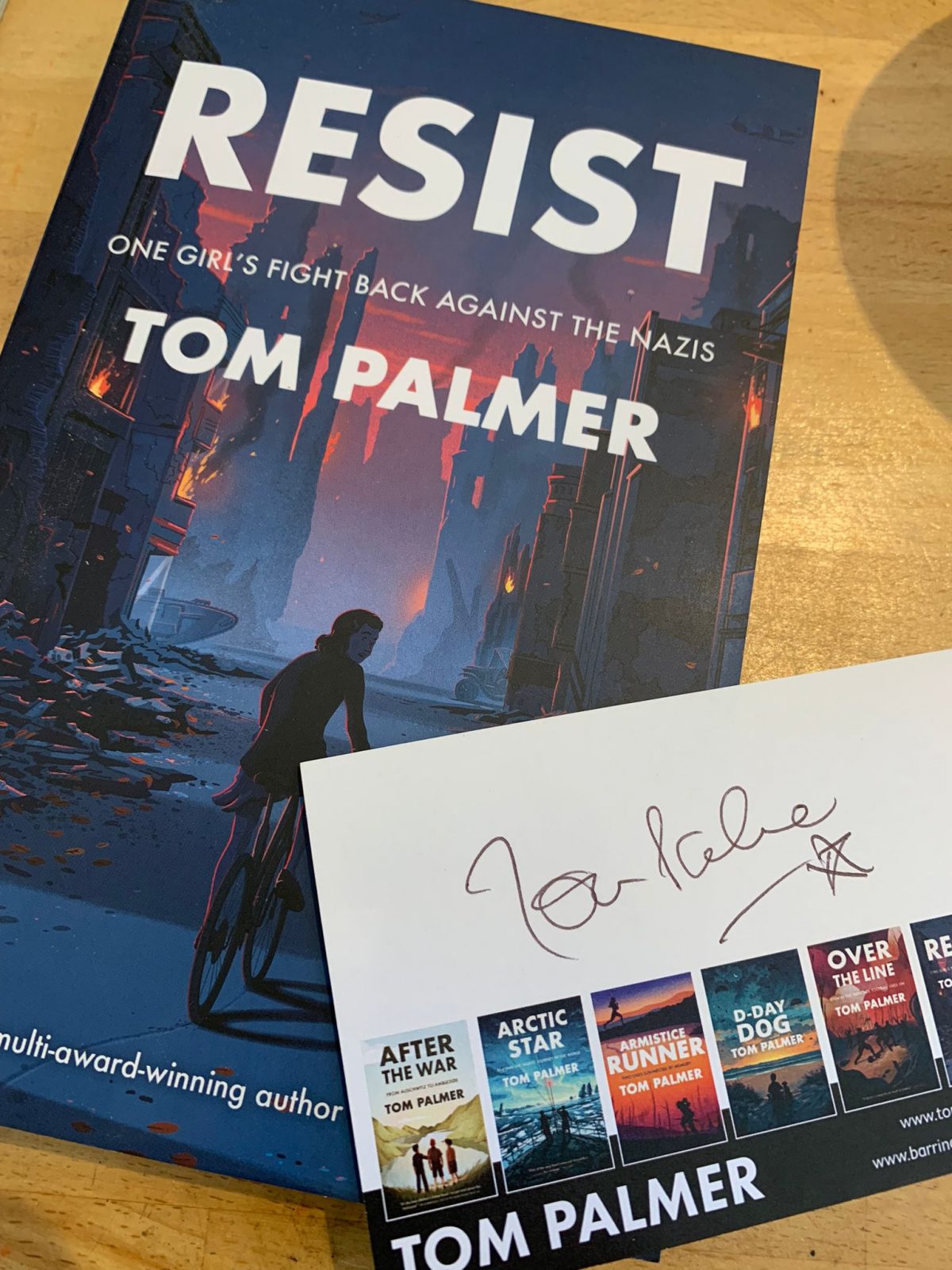 *With Signed Bookplate* Resist by Tom Palmer – The Book Nook